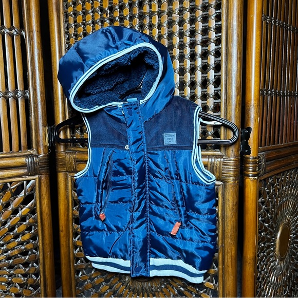 Little Lad | Jackets & Coats | Little Lad Metallic Blue Corduroy ...